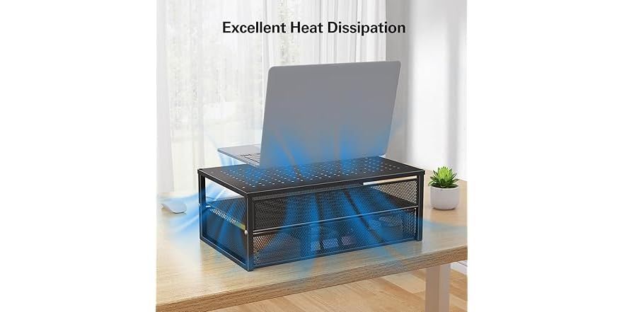 HUANUO 2 Tier Metal Monitor Stand