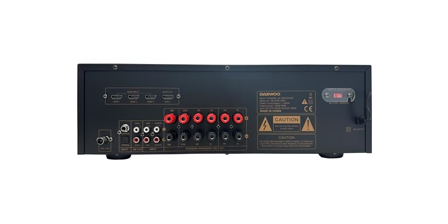 (NEW) Daewoo 5.2 Channel AV Receiver