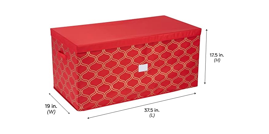 Box Organizer, with Dividers, (Red)