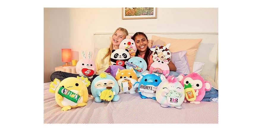 Snackles Monkey & Dole Pinapple 8" Plush