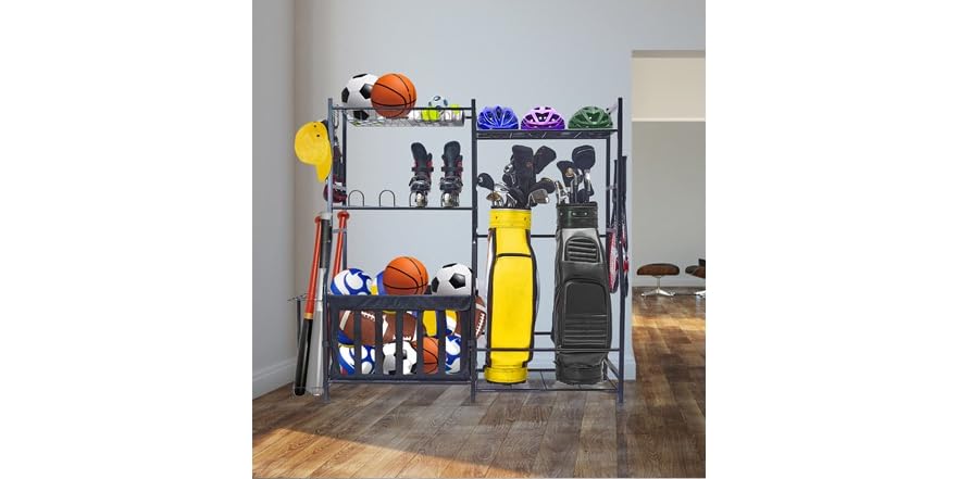 True&Tidy SR-57 Garage Sports Equipment Organizer