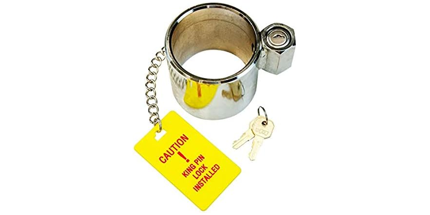 Heavy Duty Chromed Steel King Pin Lock