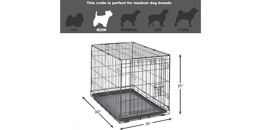 New World Single Door Dog Crate