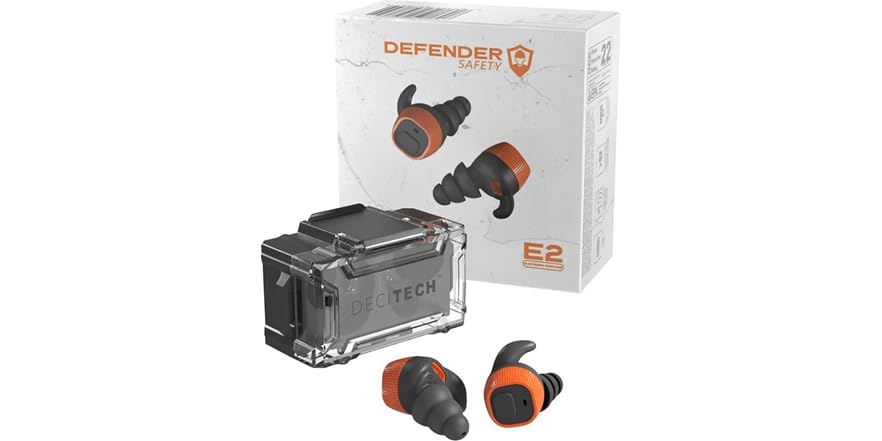 Decitech E2 Electronic In Ear Hearing Protectors