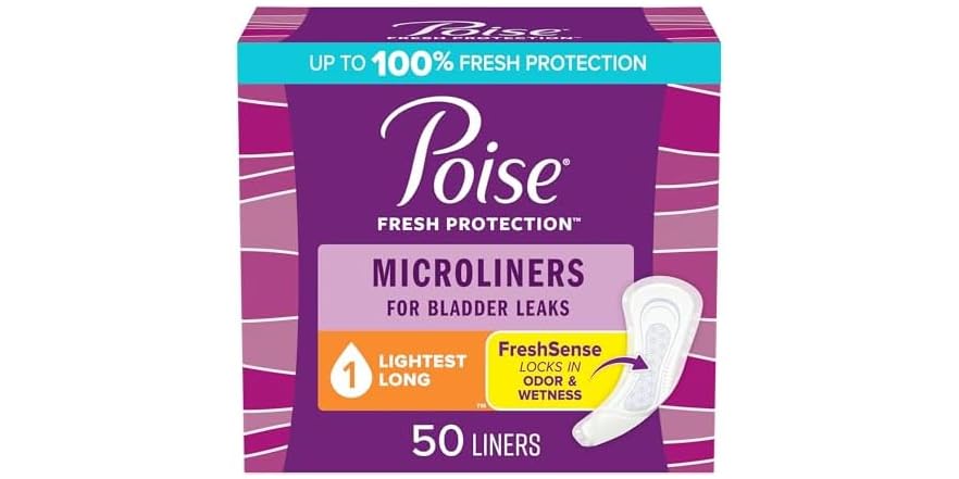 Poise Fresh Protection Microliners