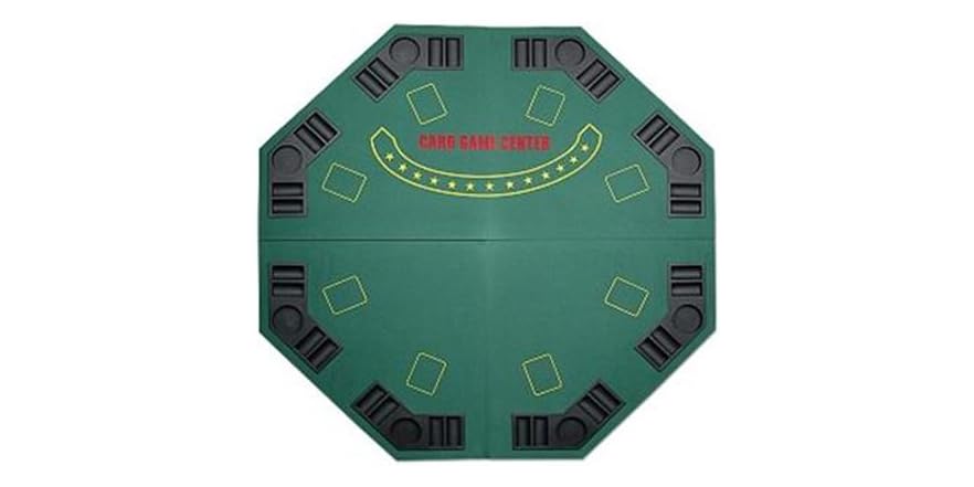 48-inch 8-Person Felt Poker Table Top