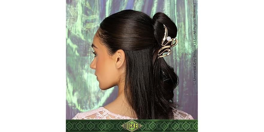 Wicked Gold Hair Claw Clip