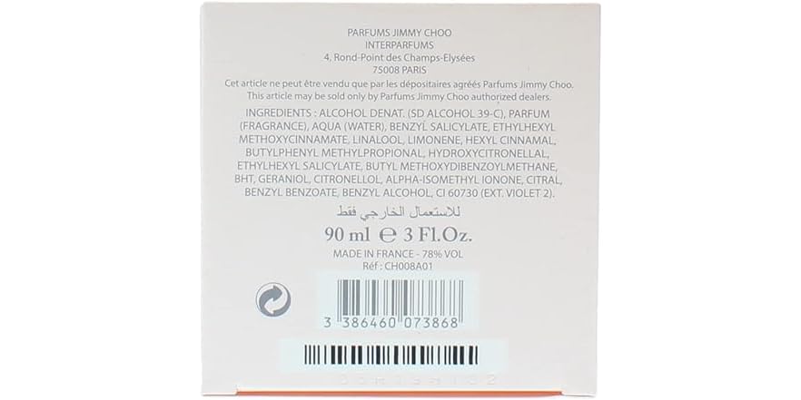 Jimmy Choo L'Eau EDT Spray 3.0oz (W)