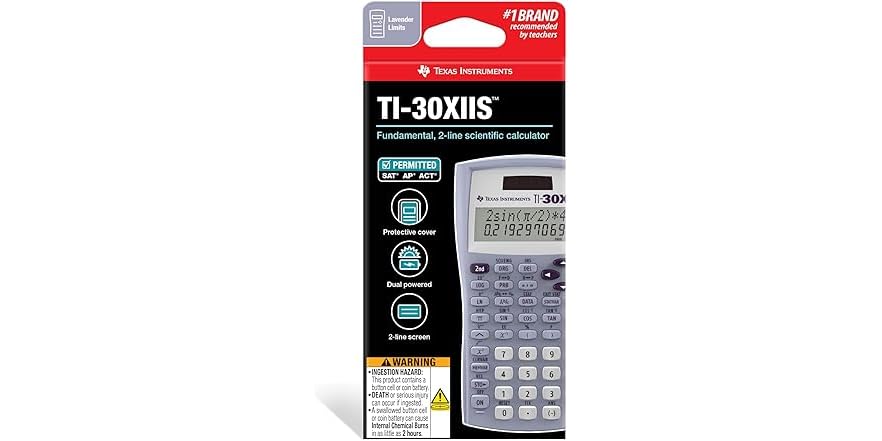 Texas Instruments TI-30XIIS Scientific Calculator