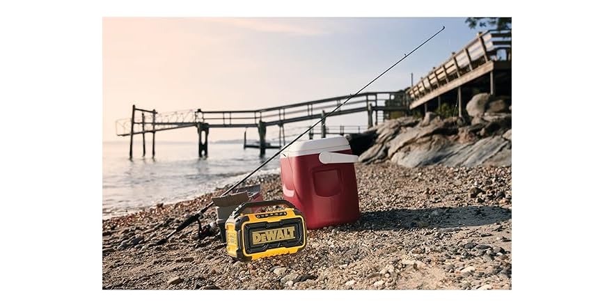 DEWALT DCR010 20V Max Bluetooth Speaker w/Batt/Chgr