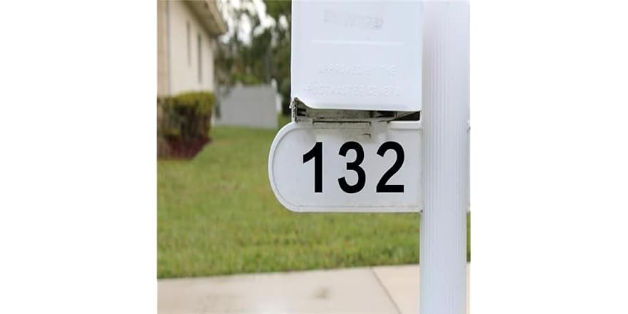 Adhesive Mailbox Numbers 3" 2pk