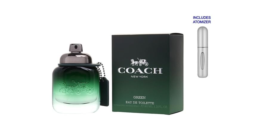Coach Green EDT Spray 1.3 Oz (M) w/Atomizer