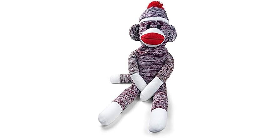 Sock Monkey 20" Plushy