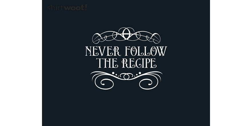 Never Follow the Recipe Apron