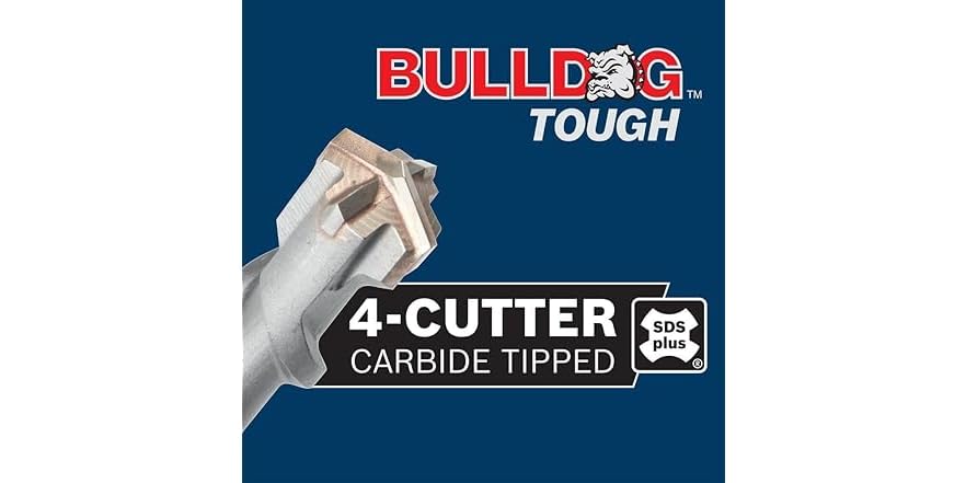 Bosch 6pc SDS-Plus® Bulldog™ Rotary Hammer Bit Set