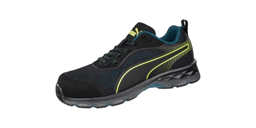 PUMA 643935 Women's Fuse Knit Black Low Shoe