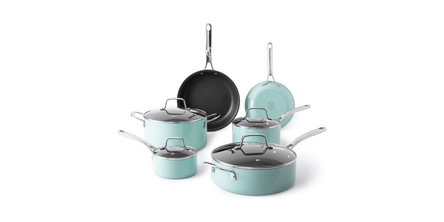 Martha Stewart Nonstick 10-Pc Cookware Set