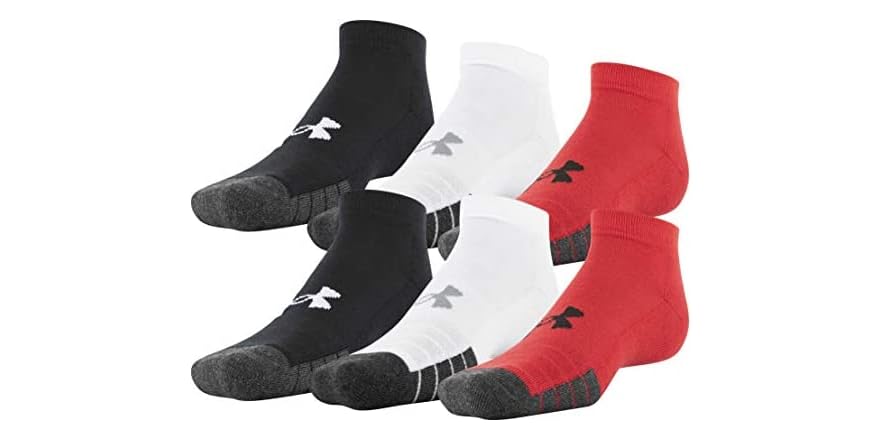 UA Standard Performance Tech Low Cut Socks (3 or 6-Pairs),
