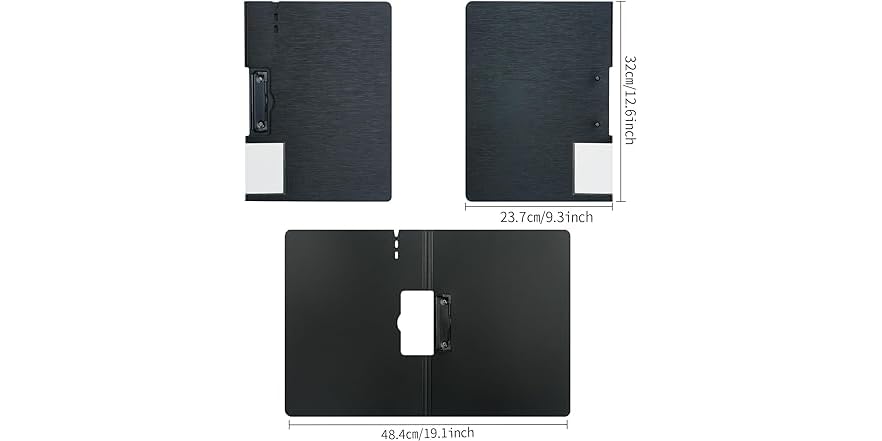 5 Pack A4 Foldable Clipboard With Clip