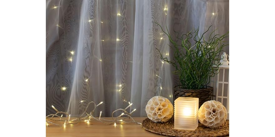 68 ft 200 LED Clear String Lights