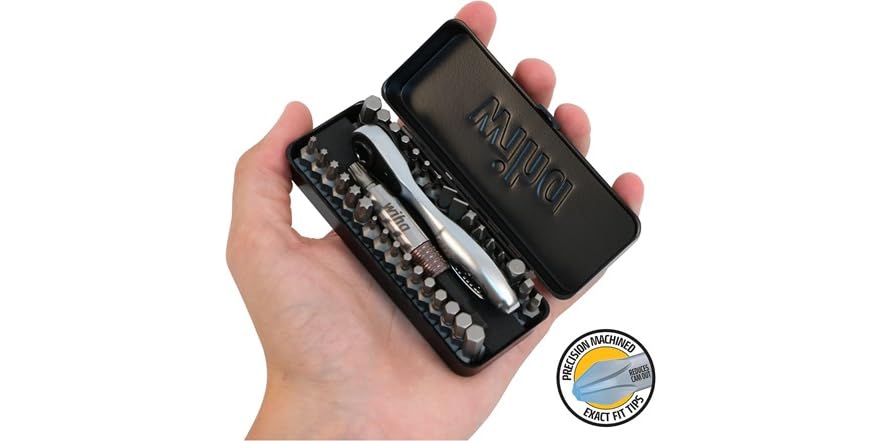 Wiha 74996 35pc Bit Ratchet Storage Box Set
