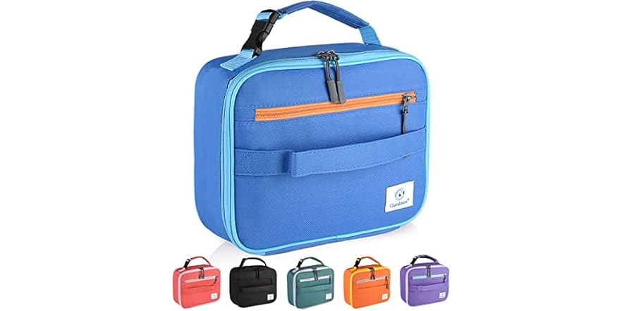 Kids Insulated Zippered Lunch Box