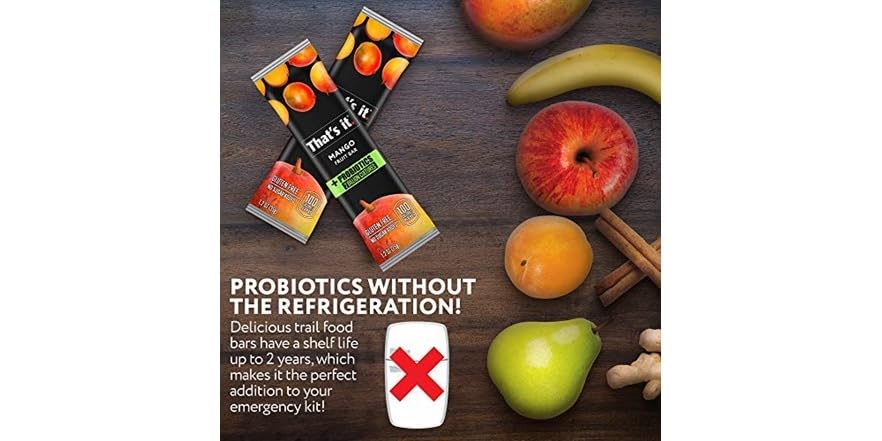 That's it. Probiotic Bars