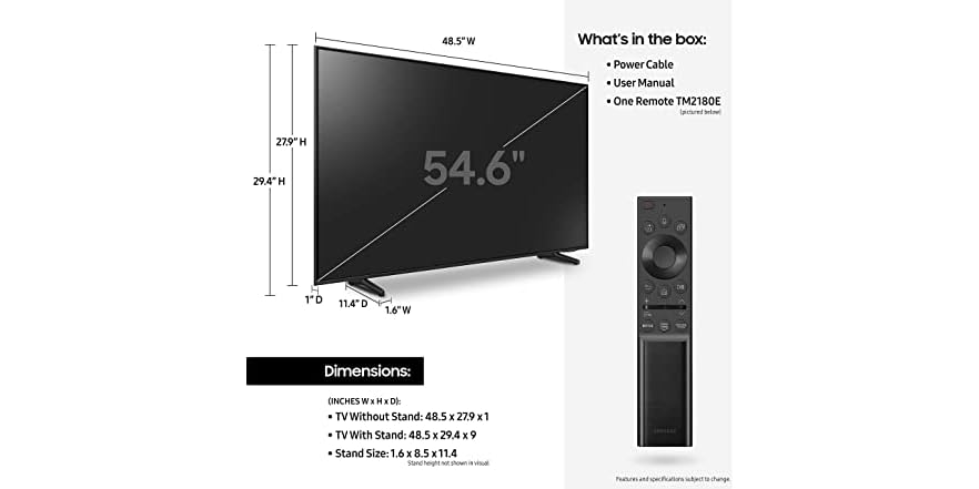 Samsung QN55Q6DAAFXZA QN55Q6DAAFXZA (Open Box)