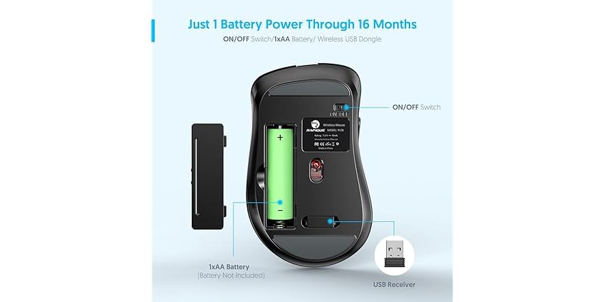 Rapique Wireless Computer Mouse