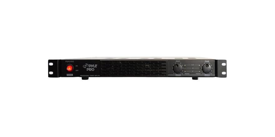 1U Rack Mount 2000W Power Stereo Amplifier