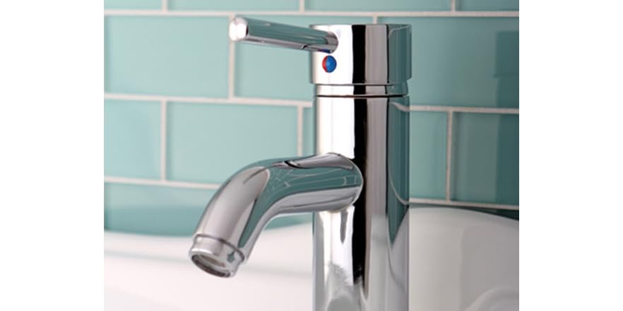 Lavatory w/ Push-Up Pop-Up, Chrome