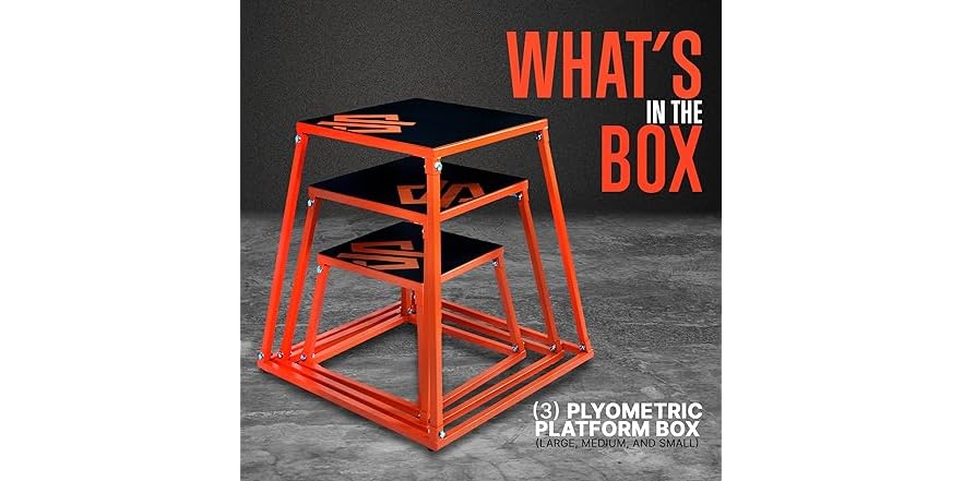 SQUATZ 3 Pcs Plyometric Platform Box