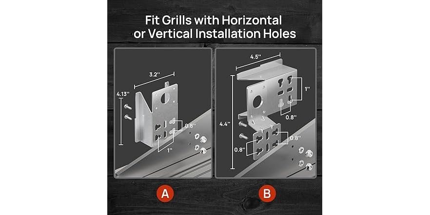 TURBRO Fireside RK45 Rotisserie Kit