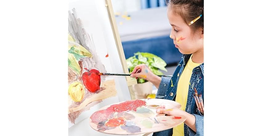 12 PC Wooden Tabletop Painting Easel