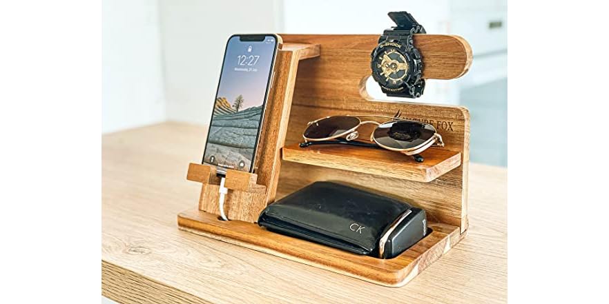 Wood Docking Station Mobile Phone Cell