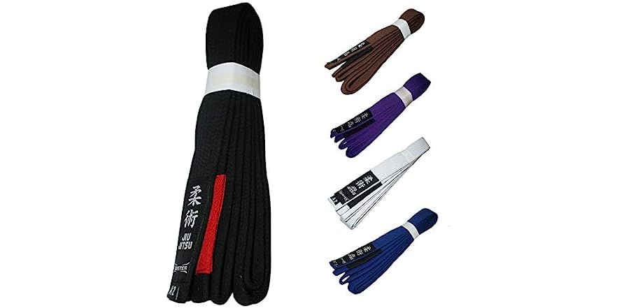 Twister JIU JITSU BELTS 1.5" (BLACK, A4)