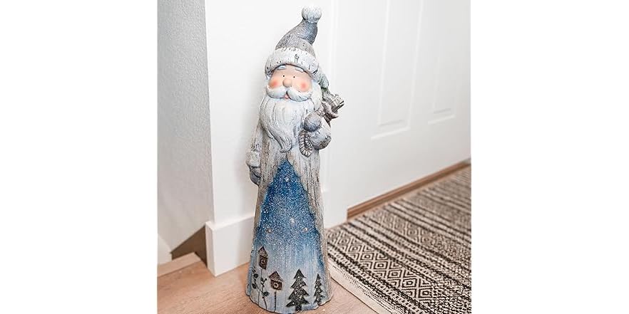 Rustic Father Winter Christmas Decoration Figurine