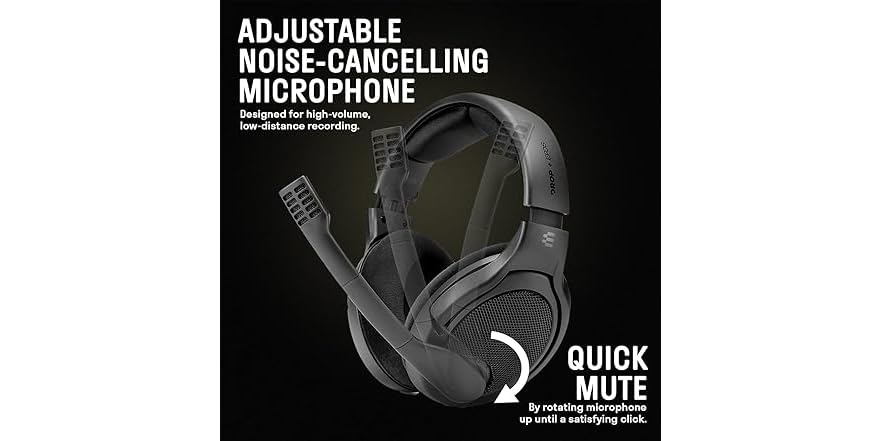 (NEW) Drop + EPOS PC38X Wired Gaming Headset w/Noise-Cancelling Microphone
