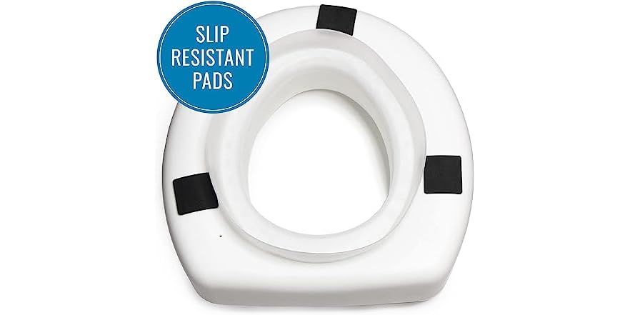 HealthSmart Raised Toilet Seat Riser