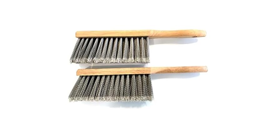 2 Pieces Wooden Bench Brushes