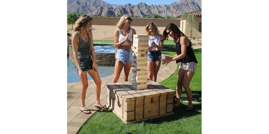 Giant Toppling Tower with Bonus Rules