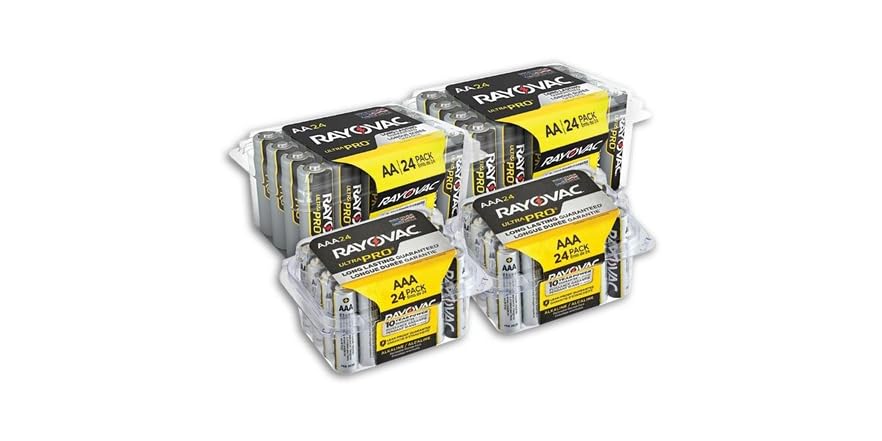 Rayovac Ultra Pro Alkaline AA/AAA Batteries