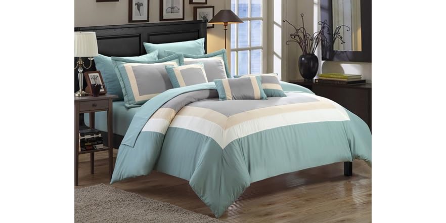 Duke 10-Piece Bed in a Bag Comforter Set - 2 Sizes