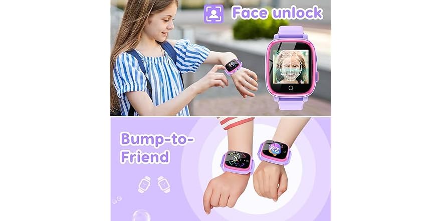 cjc 4G Smart Watch for Kids with GPS Tracker, Texting and Calling