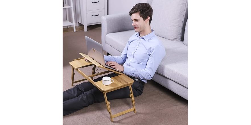 Large Right-Left Handed Laptop Desk