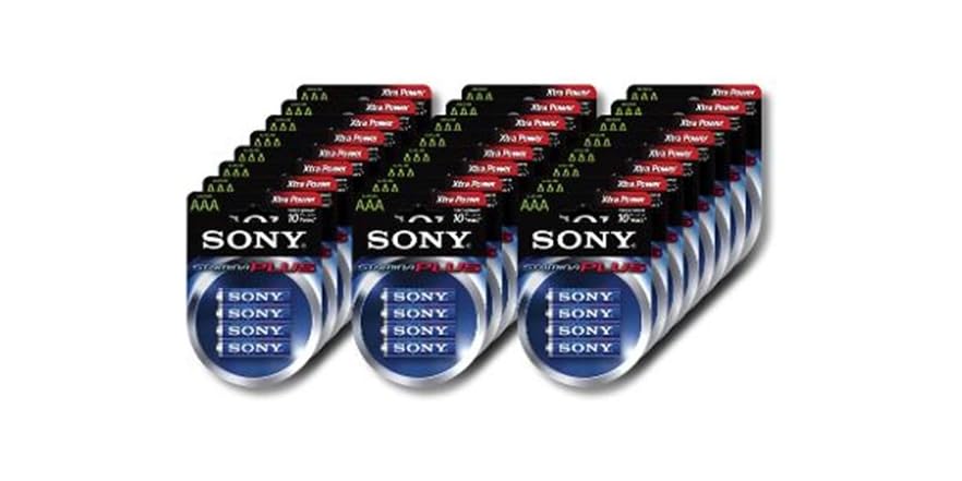 Sony Stamina Plus Alkaline AAA -96 Pack
