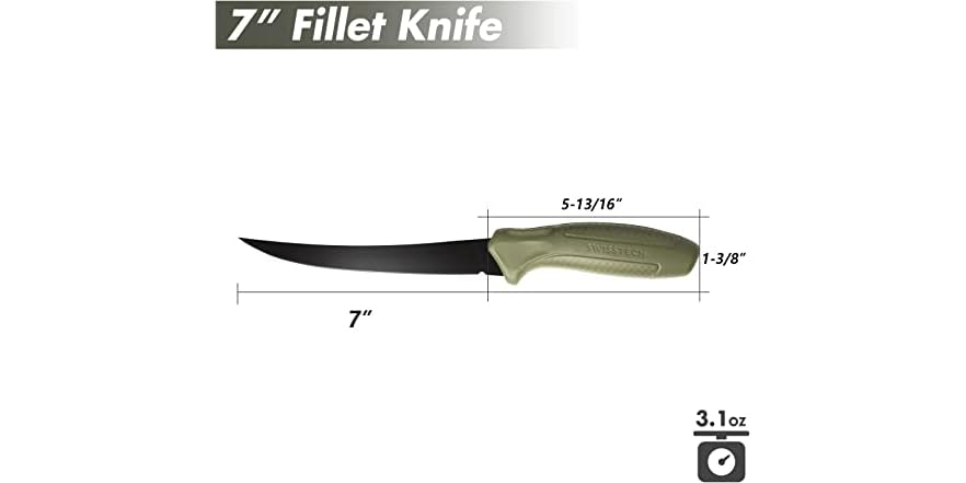 Swiss+Tech 7" Fillet Knife for Fish