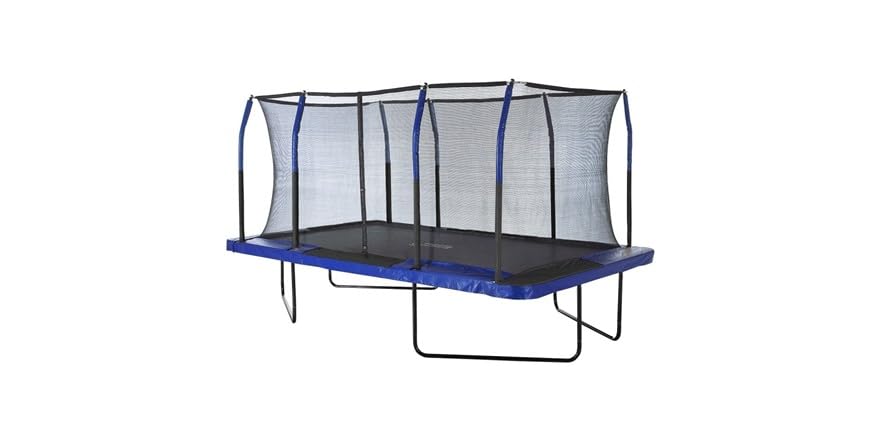 Upper Bounce Easy Assemble Mega 8' X 14' Rectangular Trampoline