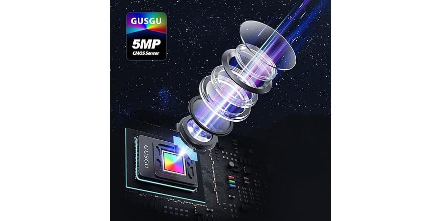 GUSGU 2K Quad HD Webcam for PC