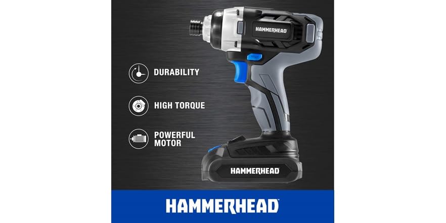 Hammerhead 20V 1/4" Impact Driver Kit